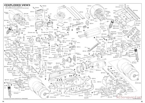 Kyosho Inferno MP9e Evo Exploded Views 34105 RCScrapyard Radio Controlled Model Archive