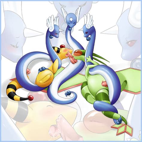 Rule 34 2009 Ampharos Closed Eyes Dragonair Flygon Horn Nintendo Oral Penetration Pokemon