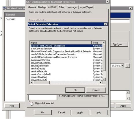 biztalk server wcf custom service behaviour codeproject