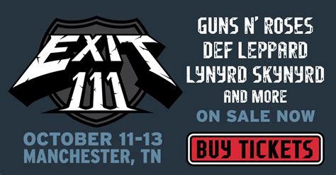 EXIT 111 Festival Everything You Need To Know 102 9 The Buzz