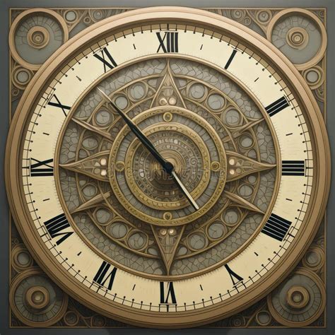 Crear Un Reloj Con Fondos De Madera Aislados En La Imagen Generada En