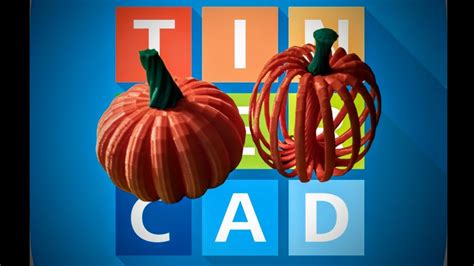 Tinkercad Beginner Tutorial Part 21 Pumpkin Design And Print 3d