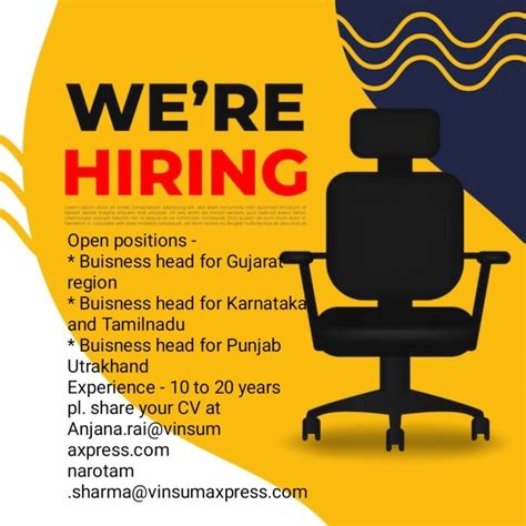 Anjana Rai On Linkedin Hi Connection We Are Hiring Join Our Team Require Following Staff For