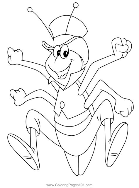 Grasshopper Coloring Sheet 2025