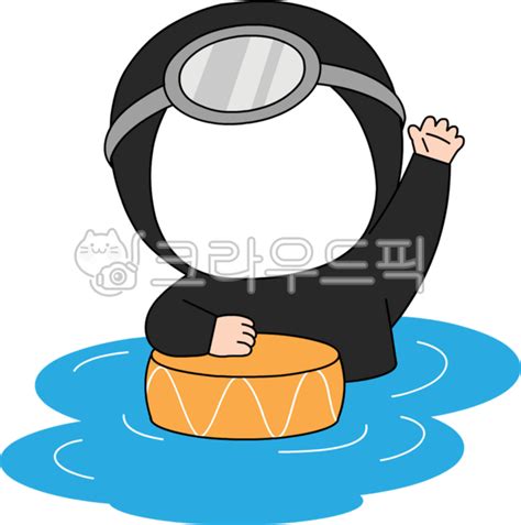 해녀 해녀인물합성 여름도안 제주도 관광 사진 이미지 일러스트 캘리그라피 Jinseo작가