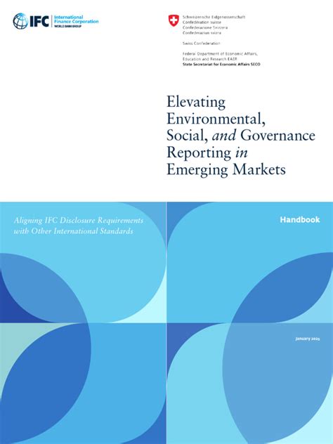 Ifc Esg Framework Pdf Economies Economy And The Environment