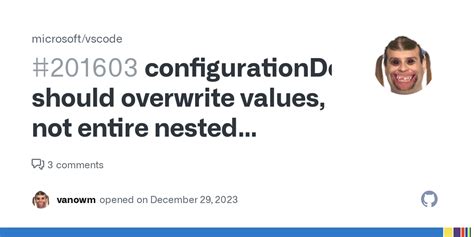 Configurationdefaults Should Overwrite Values Not Entire Nested