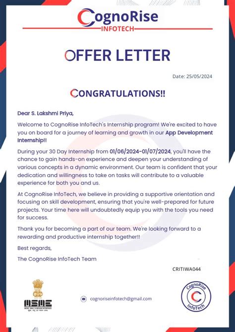 S Lakshmi Priya On Linkedin Cognoriseinfotech