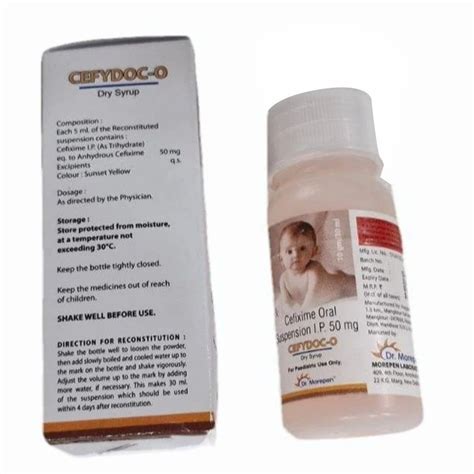 50mg Cefixime Oral Suspension 50 Mg5 Ml At ₹ 35bottle In Nagpur Id