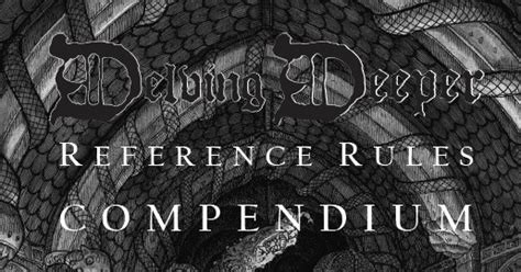 delving deeper reference rules compendium rpg item boardgamegeek