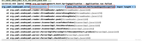 yamlexception java nio charset malformedinputexception的解决 技术分享 云服务器