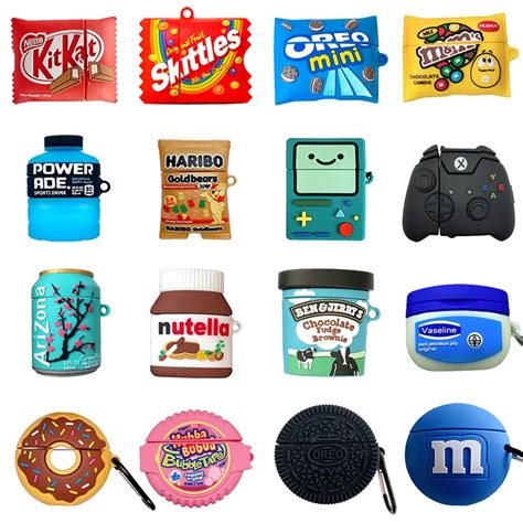 에어팟 케이스용 실리콘 3d 만화 헤드폰 커버 이어폰 케이스 애플 에어팟 프로 케이스 키체인 Aliexpress