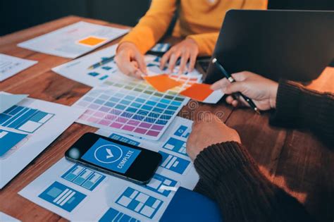 Ux Ui And Programming Development Technology Stock Image Image Of