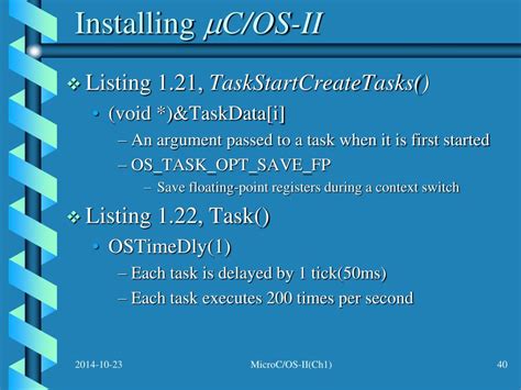 PPT MicroC OS II The Real Time Kernel Prof Sung Jo Kim Babe Of Computer Science And