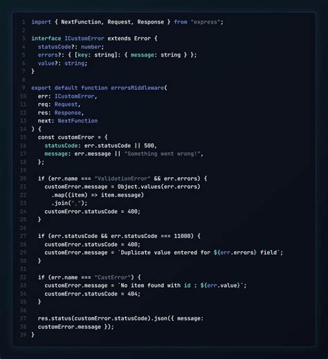 Francis Okechukwu On Linkedin How I Handle My Express Middleware Error
