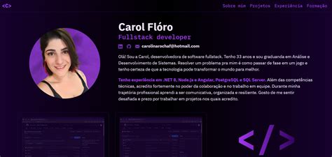 GitHub Carolrochafloro Carolrochafloro Github Io