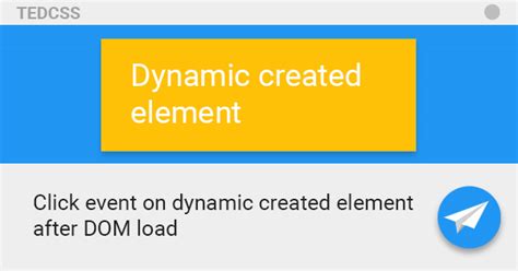 Puro Javascript Evento Click Em Elementos Criados Dinamicamente Após Carregamento Do Dom