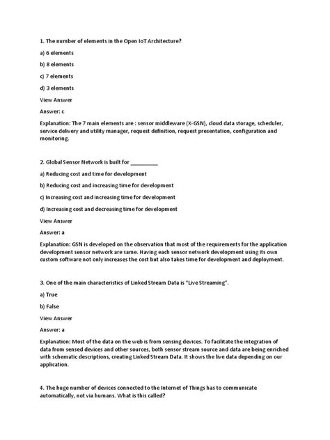 Iot Final Pdf Internet Of Things Service Oriented Architecture