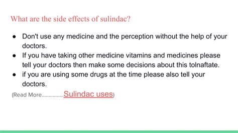 Ppt What Is Sulindac Medication Uses Side Effect And Precautions