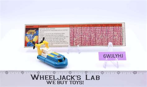 Seaspray 100 Complete 1985 Hasbro G1 Transformers Hovercraft Action Figure Wheeljacks Lab