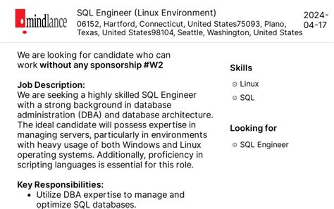 Pavan Pandit On Linkedin Sql Engineer Linux Environment