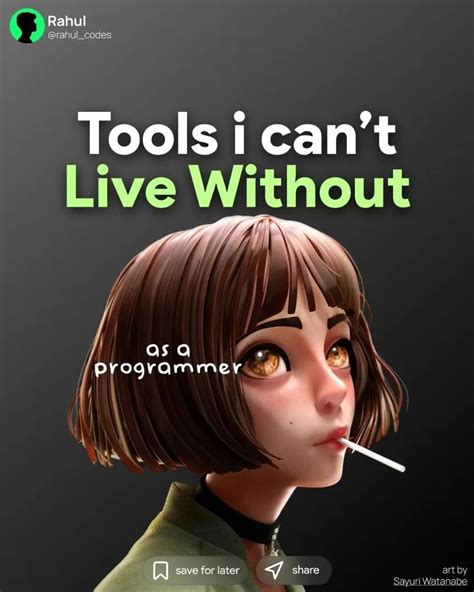 nitin chauhan on linkedin tools that every programmer must know about