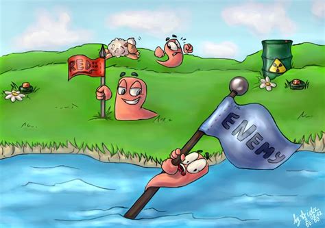 On Deviantart Worms Team17 Fanart Worms Fan Art Artwork