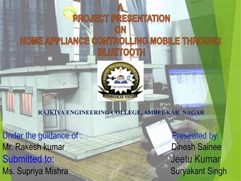 Home Appliances Controlling Mobile Through Bluetooth With Gantt Chart Pptx Operating Systems