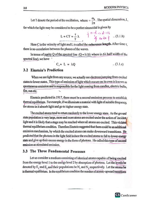 Einsteins Coefficients 3 Modern Physics Let T Denote The Period Of The Oscillation Where 00
