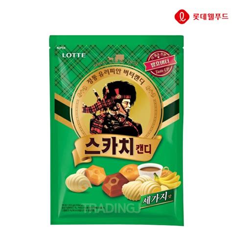 롯데웰푸드 스카치 캔디 세가지맛 1553g 1개 대용량 사탕 버터 커피 바나나 탕비실 티몬