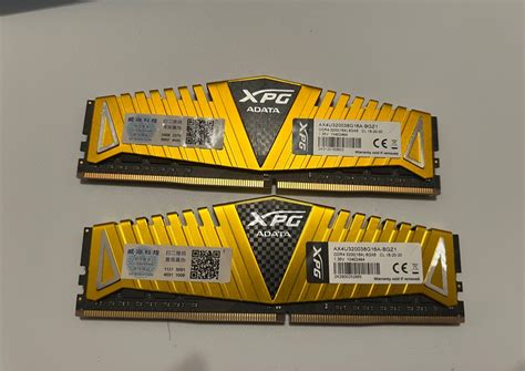 Ddr4 Ram 8g 2 Xpg Adata 3200mhz Computers And Tech Parts And Accessories