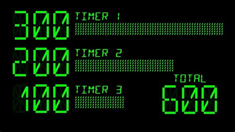 Bcg Multi Timer Countdown 300 200 100 Sec Fade Effect Remix Wii Party U Cant Catch Mii