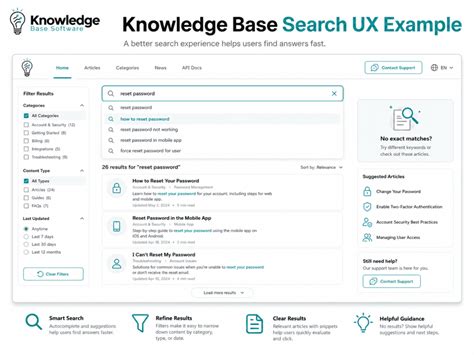 Designing A Knowledge Base Ux Tips And Best Practices Knowledge Base