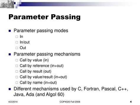 Ppt Cop4020 Programming Languages Powerpoint Presentation Free Download Id 764786
