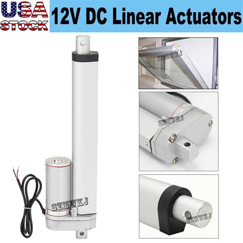 1500n330lbs Max Lift 12v Heavy Duty 8inch 200mm Stroke Electric Linear