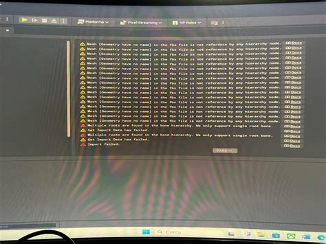 I Have A Problem In Exporting From Maya To Unreal Runrealengine5