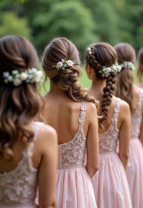 Stunning Wedding Hairstyles For Bridesmaids