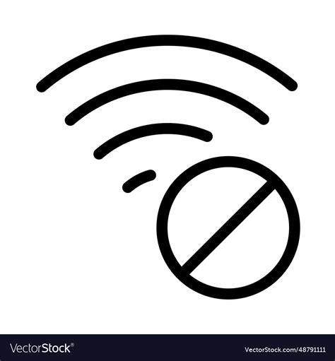 technological device without internet connection vector image