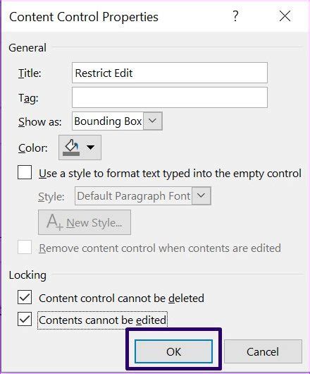 How To Lock Parts Of A Microsoft Word Document Guiding Tech