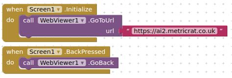 Control White Screen While Press Back Button In Webview Mit App Inventor Help Mit App