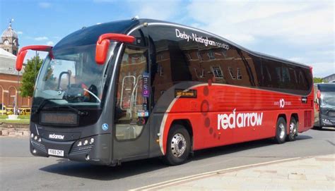 Trentbarton Red Arrow” Branded Volvo B11r Chassis Plaxton Elite Rbus