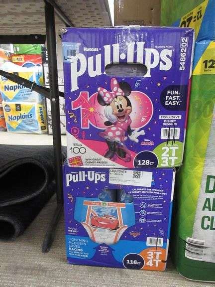 2 Huggies Pull Ups Diapers Prime Time Auctions Inc