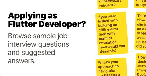 Flutter Developer Interview Questions