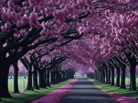 Premium AI Image Colorful Trees Nature Background Premium AI Image Colorful Trees Nature Background