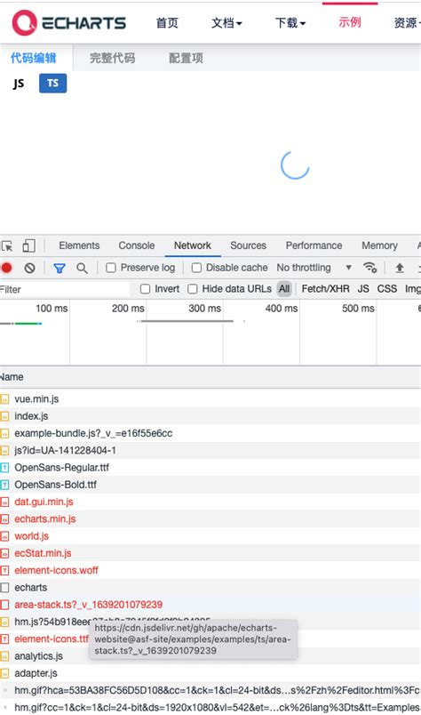 cdn jsdelivr net cdn 证书出问题一天了官方实例引用了这个cdn的字体文件 Issue apache echarts GitHub
