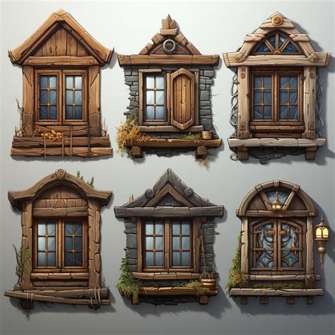 Premium Ai Image Window Game Assets