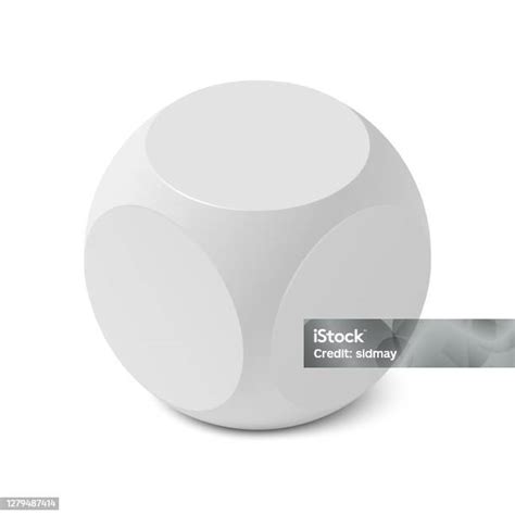 둥근 모서리와 각도가 있는 하나의 아이소메트릭 큐브 매트 한 사진 사실적인 소재 3차원 형태에 대한 스톡 벡터 아트 및 기타