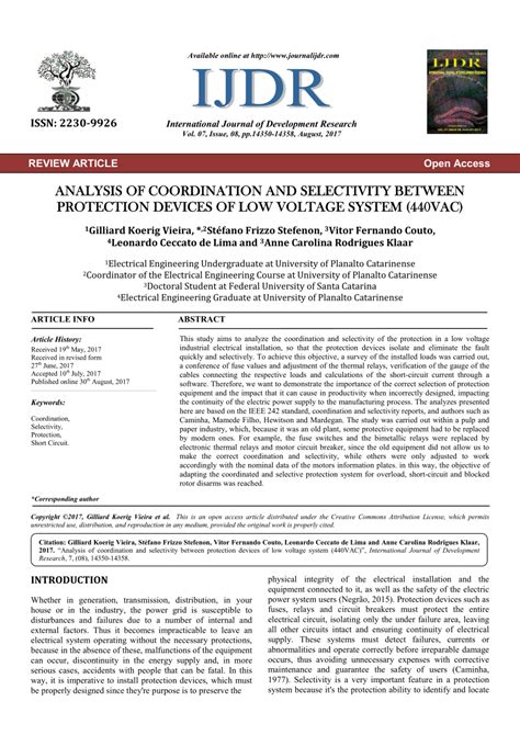 Pdf Analysis Of Coordination And Selectivity Between Protection