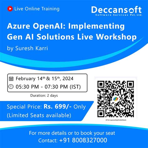 Deccansoft On Linkedin Azureopenai Openai Onlinetraining
