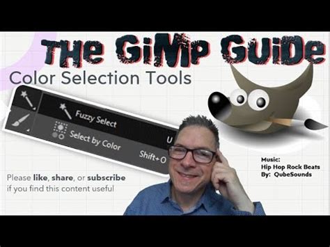 Gimp Lesson Using The Color Selection Tool YouTube